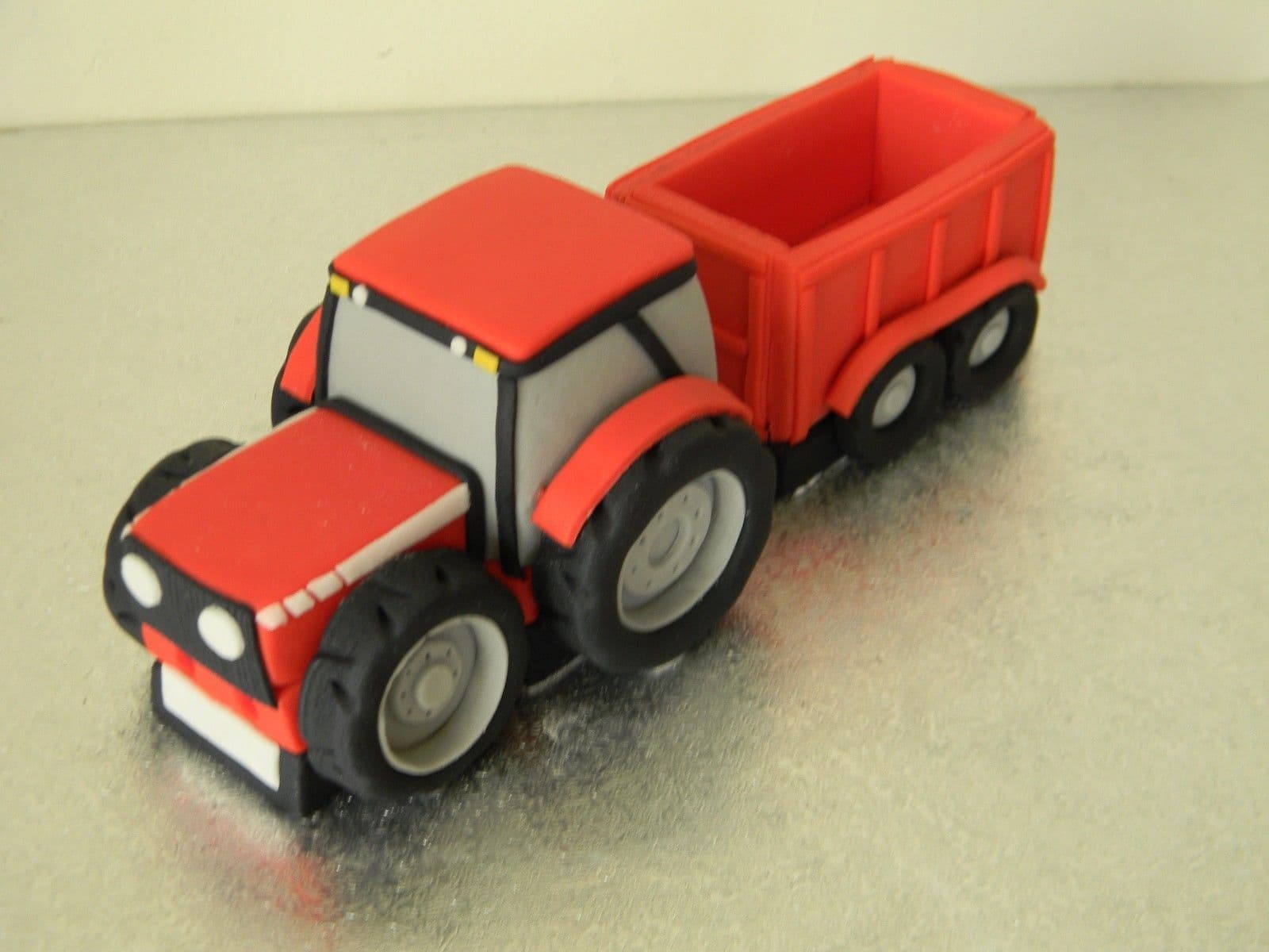 Large Tractor & Trailer Cake Topper