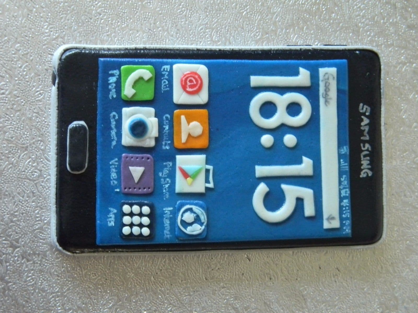 Mobile Phone Cake Topper