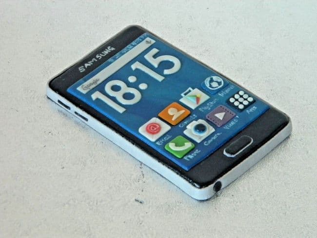 Mobile Phone Cake Topper