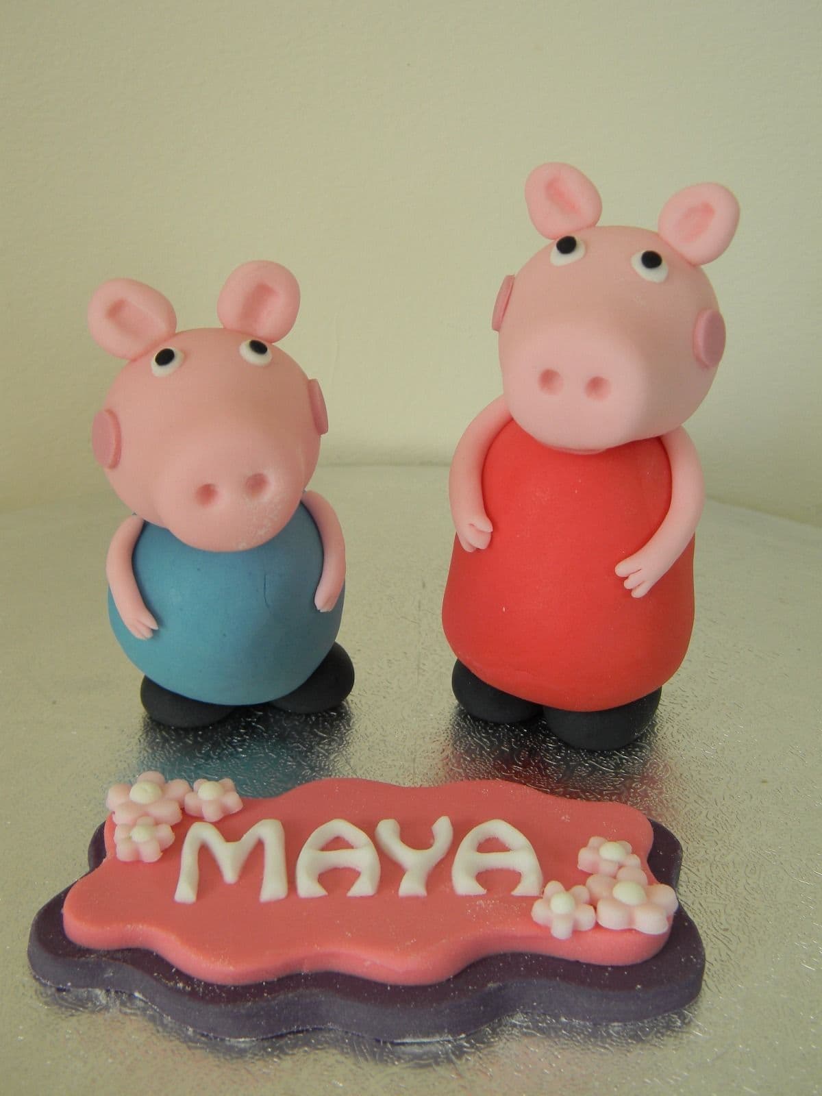 Peppa Pig & George Cake Topper