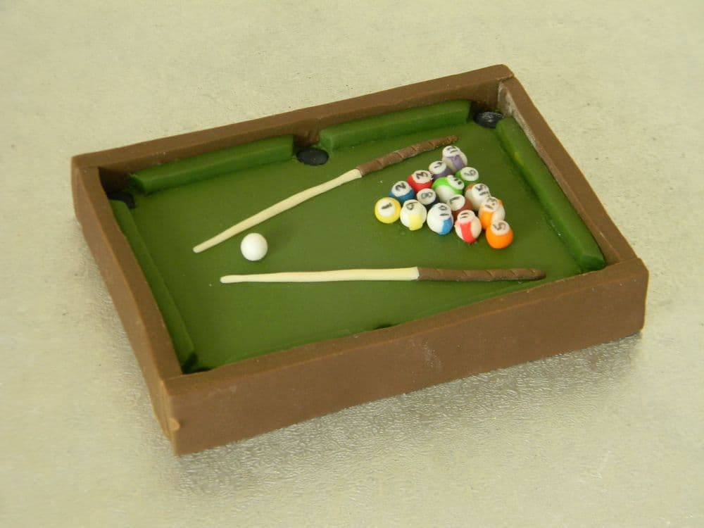 Pool Table Cake Topper
