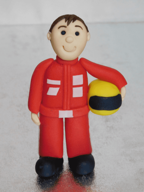 Racing Driver Cake Topper