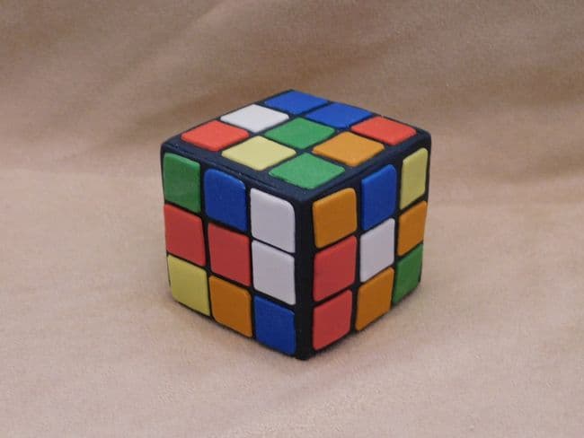 Rubiks Cube Cake Topper