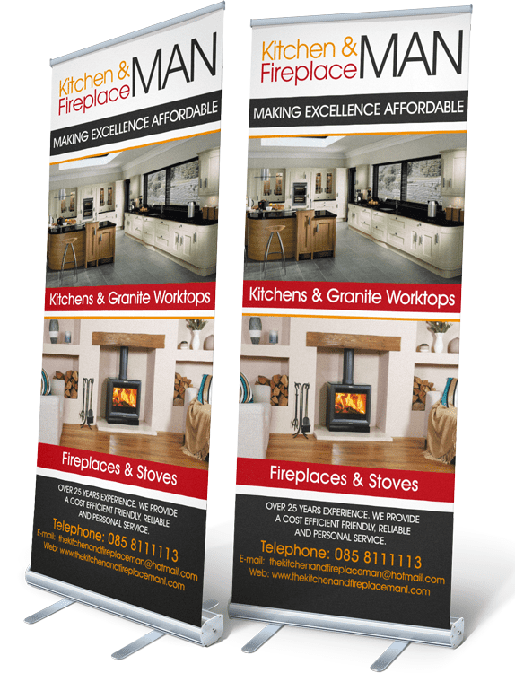 850MM Wide Roller Banners
