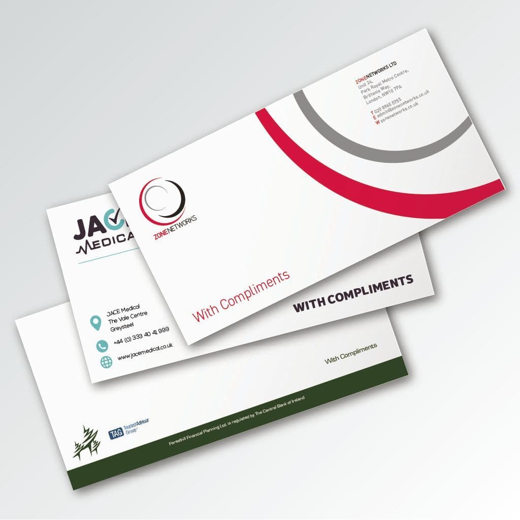 DL COMPLIMENTS SLIPS