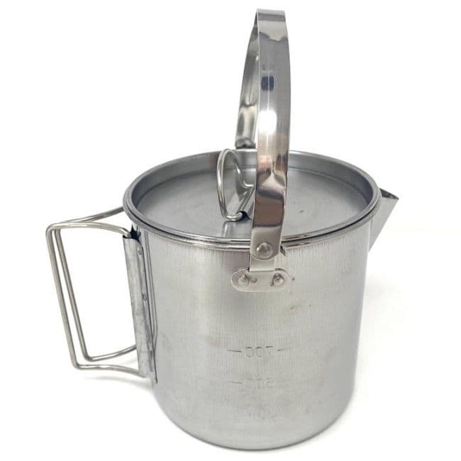 TBS 1100ml Stainless Steel Billy Can Mors Pot