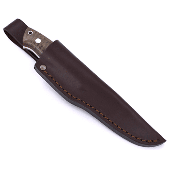 Brisa Trapper 95 Knife - Green Micarta