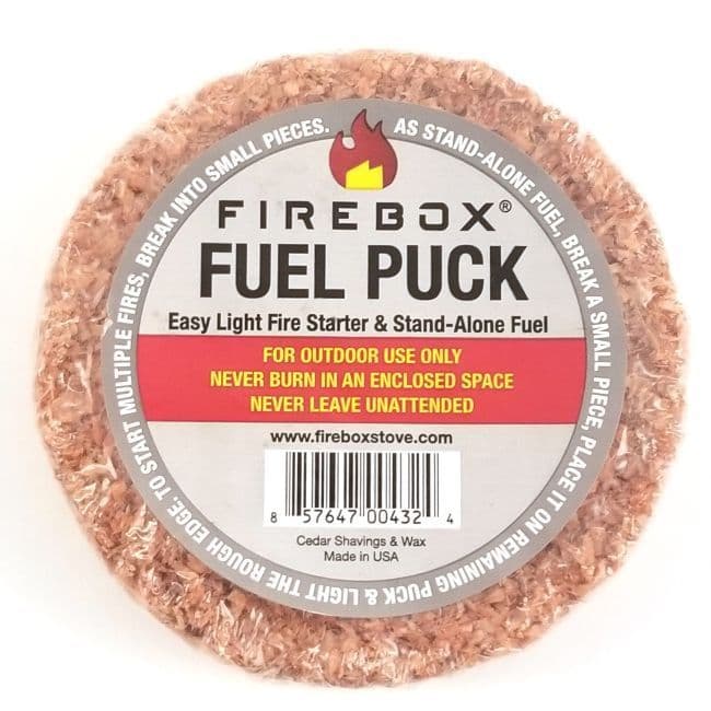Folding Firebox Fuel Puck