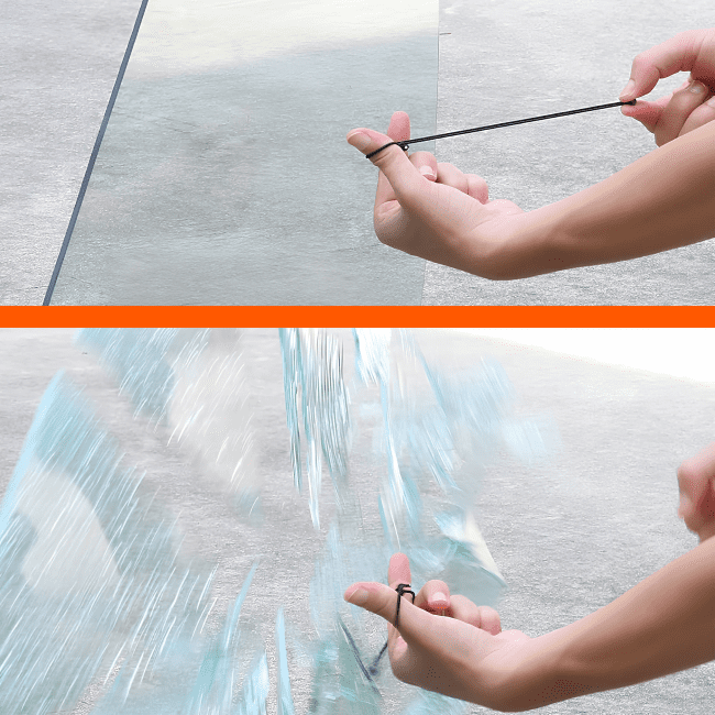 GTFO - Rescue Glass Breaker - Tungsten Carbide Wrist Tool by Shomer TEC