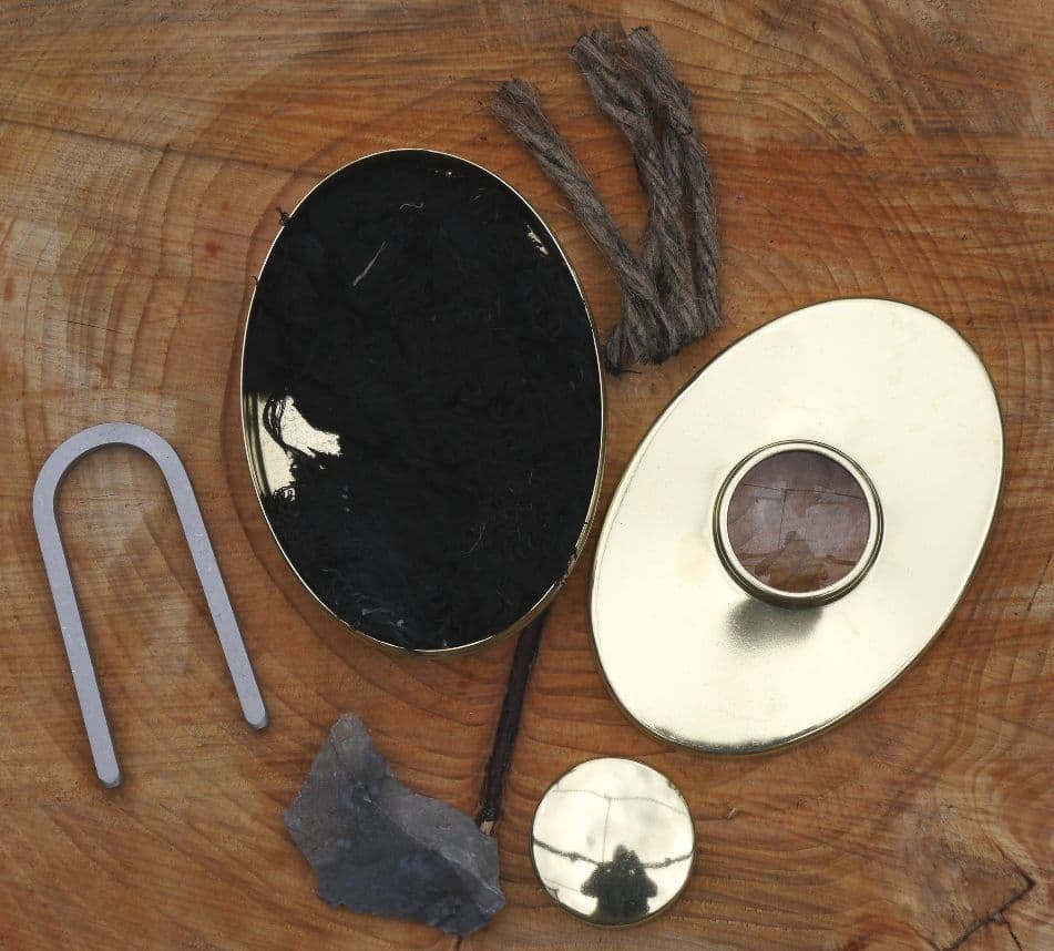 Hudson s Bay Flint & Steel Firelighting Kit with built in Magnifying ...