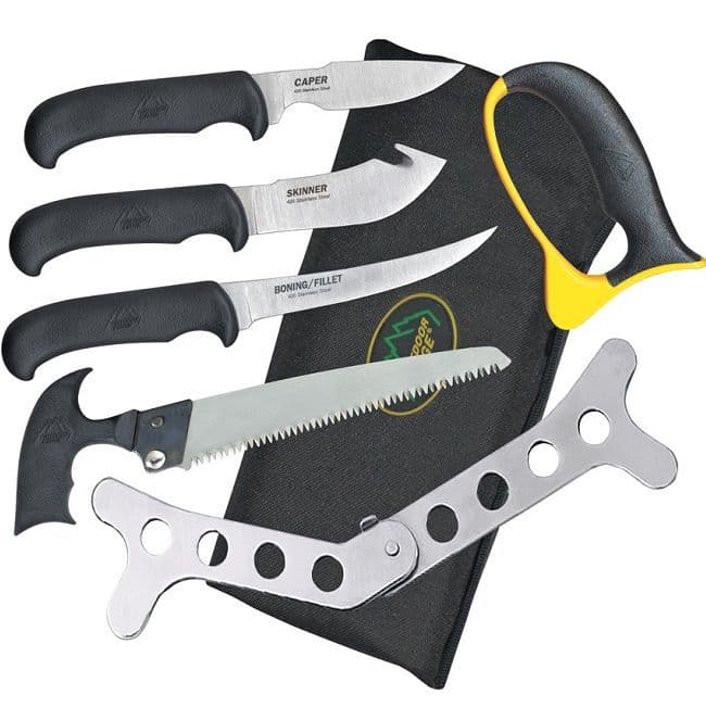 Outdoor Edge Butcher Lite 8 Piece Field Butchery Kit