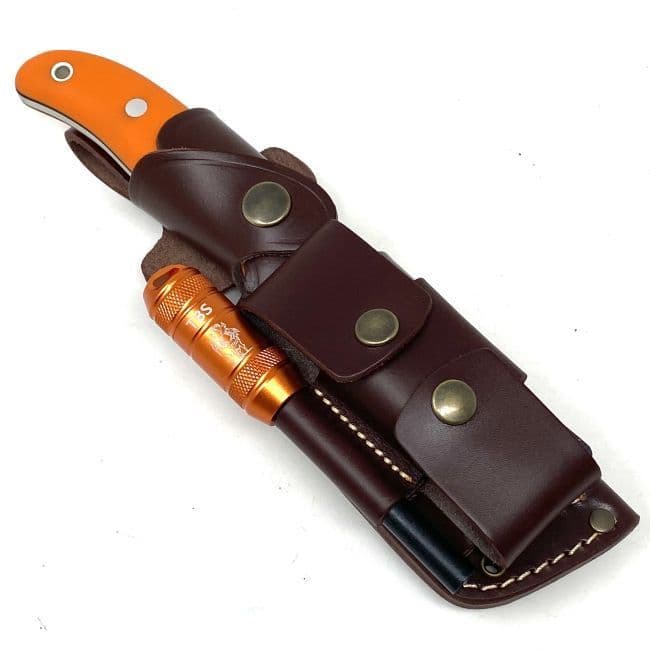 The NEW TBS Timberwolf Knife - The Ultimate All Rounder - Orange G10 - DC4 & Firesteel Edition