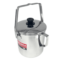 Zebra 14cm Stainless Steel Billy Can Kettle
