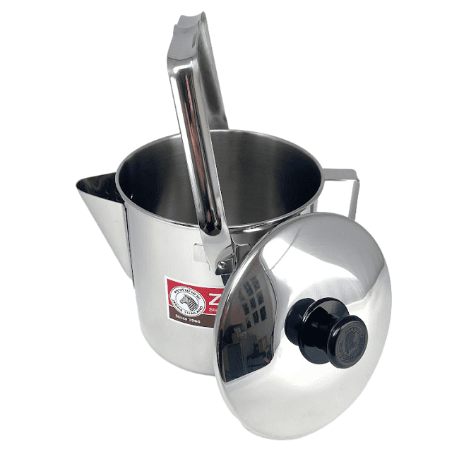 Zebra 14cm Stainless Steel Billy Can Kettle