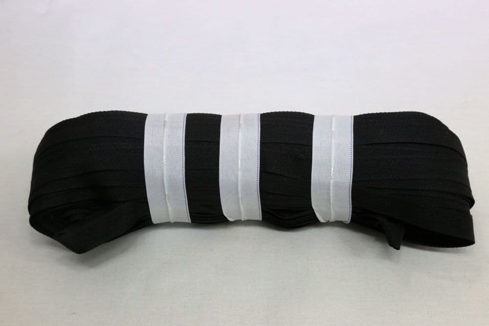 1/2" Trouser Tape - Black 100m