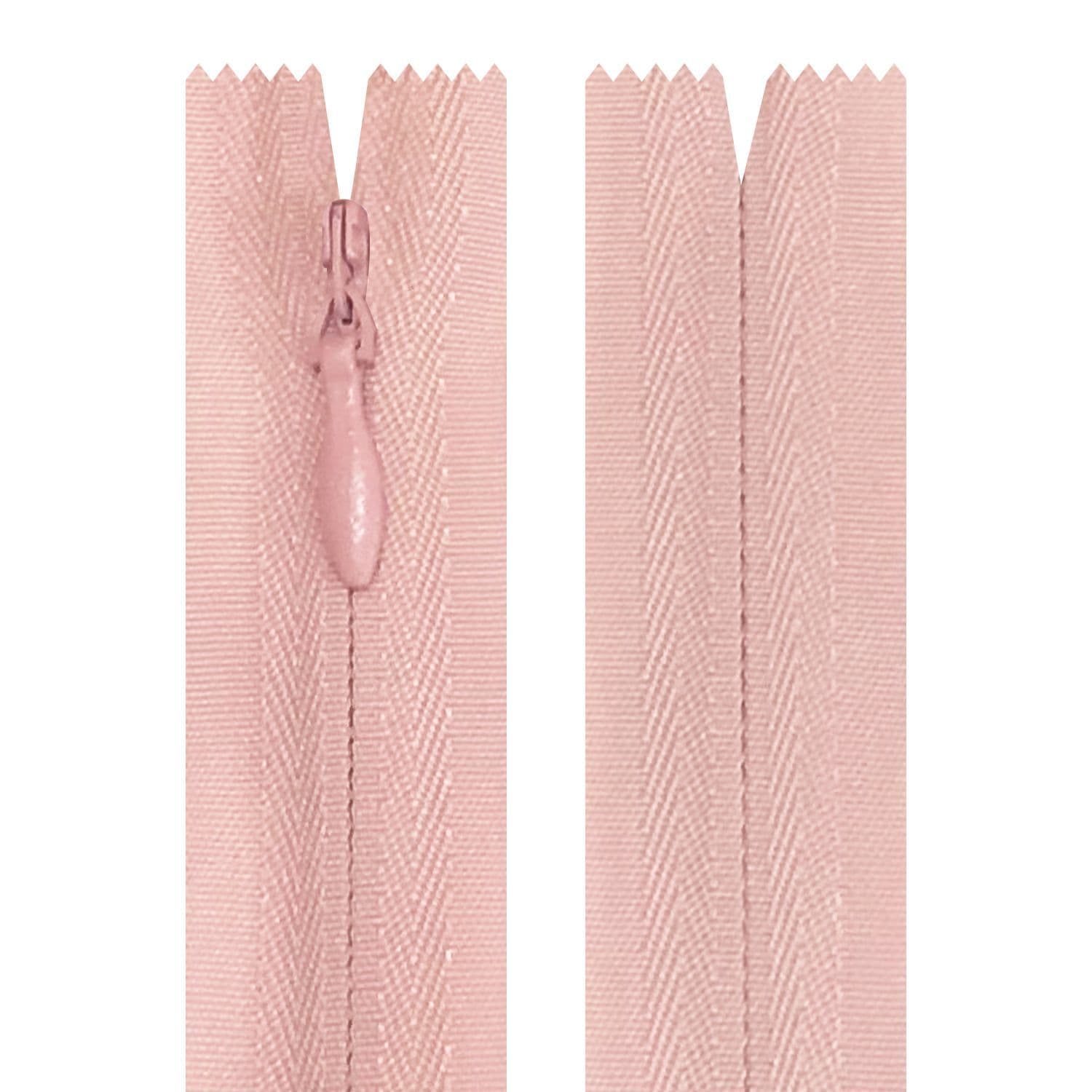 S3 Concealed Zip on Tape 151 Fragile Pink