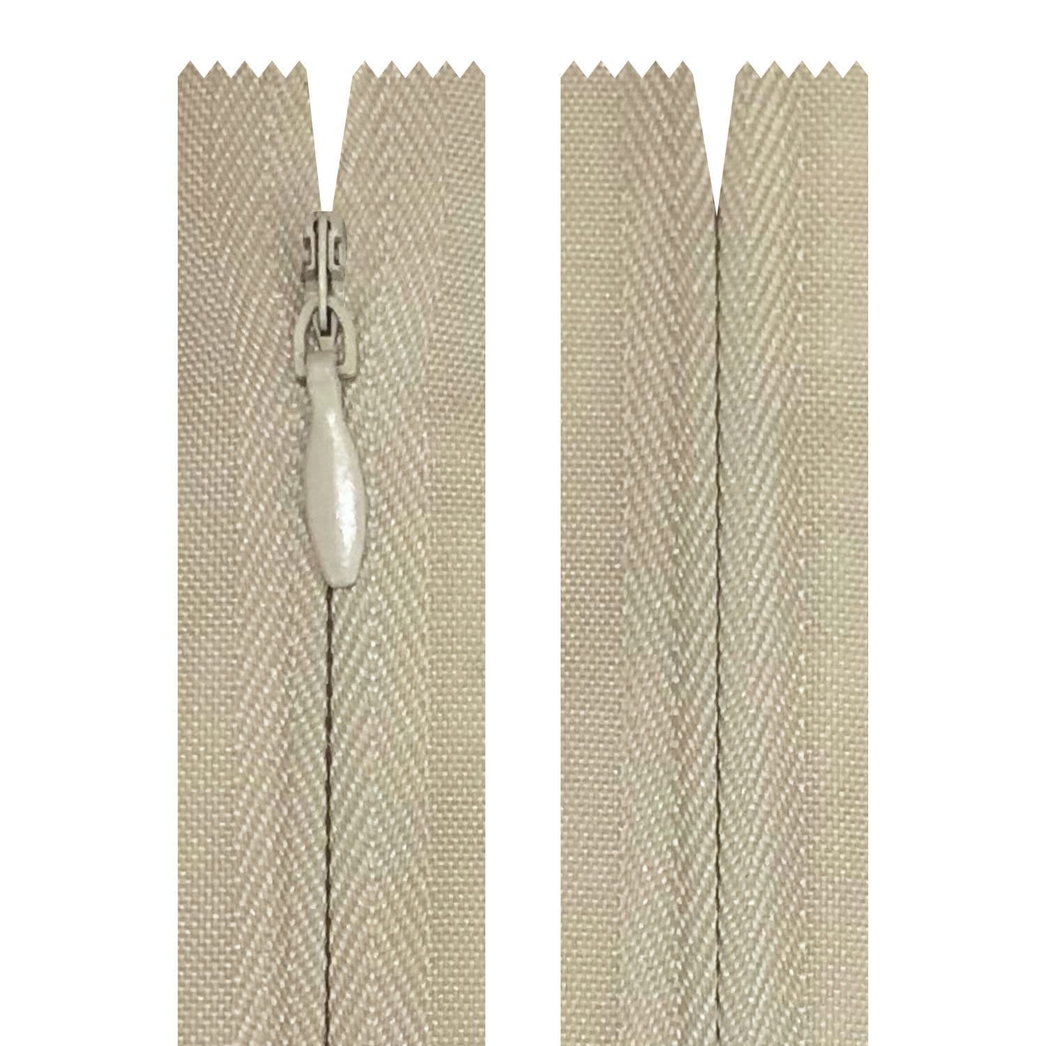 S3 Concealed Zip on Tape 307 Natural