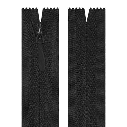 S3 Concealed Zip on Tape 332 Black