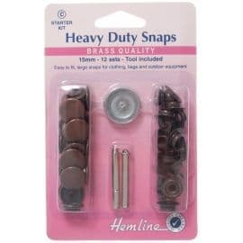 Heavy Duty Snaps Bronze - 15mm
