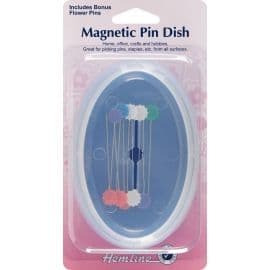 Magnetic pin dish