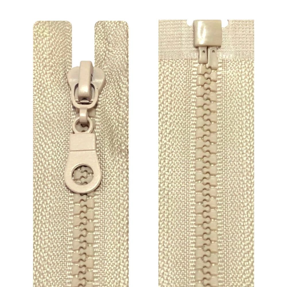 NATURAL 307 SIZE 5 CHUNKY ZIP