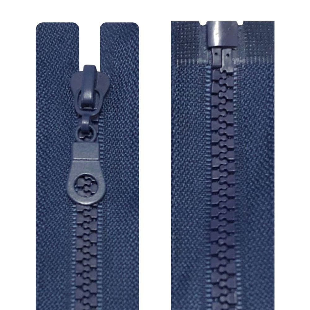 NAVY 330 SIZE 5 CHUNKY ZIP