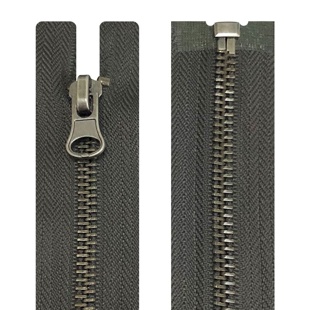 S5 Metal Zip for Jackets/Coats 328 Dark Olive