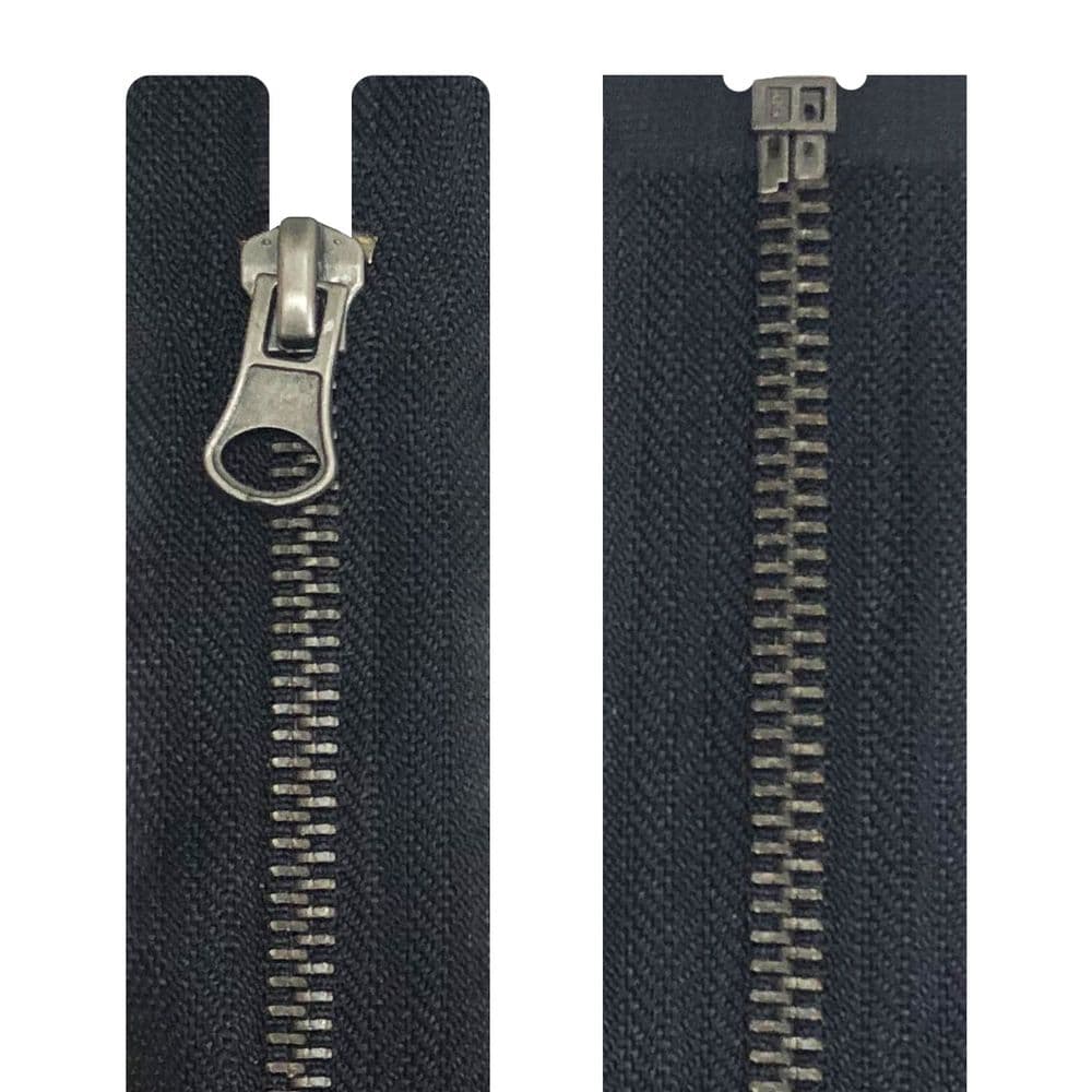 S5 Metal Zip for Jackets/Coats 332 Black