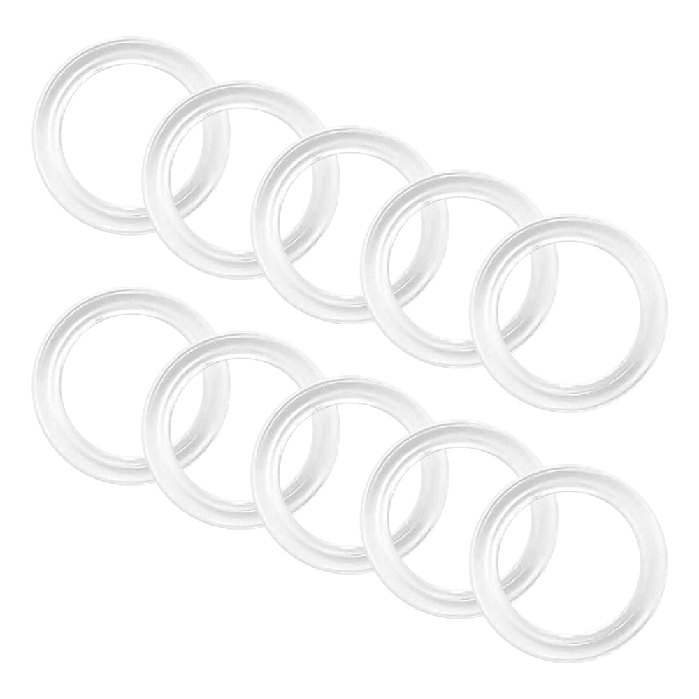 Transparent Strap Rings 8mm/10pcs