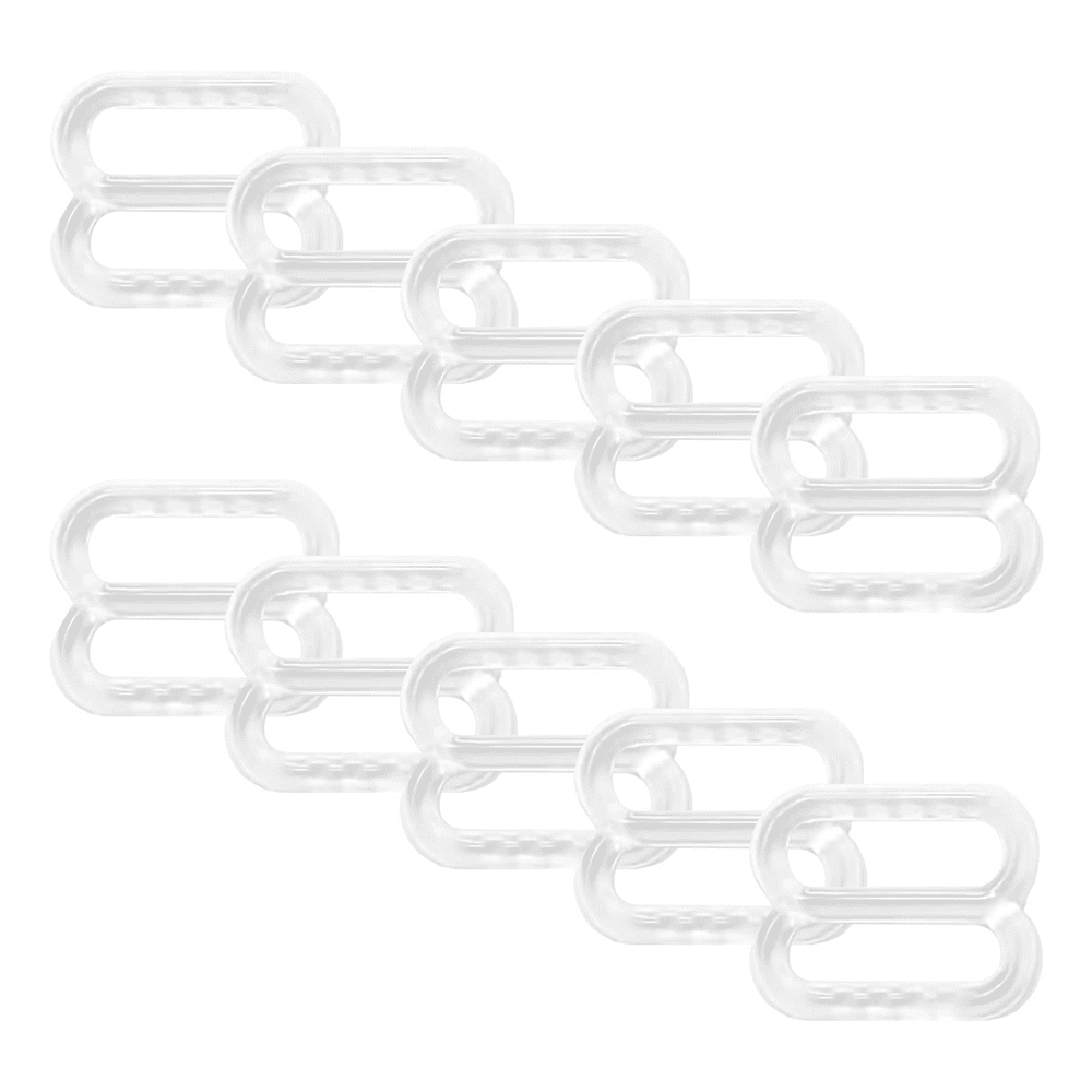 Transparent Strap Slides 8mm/10pcs
