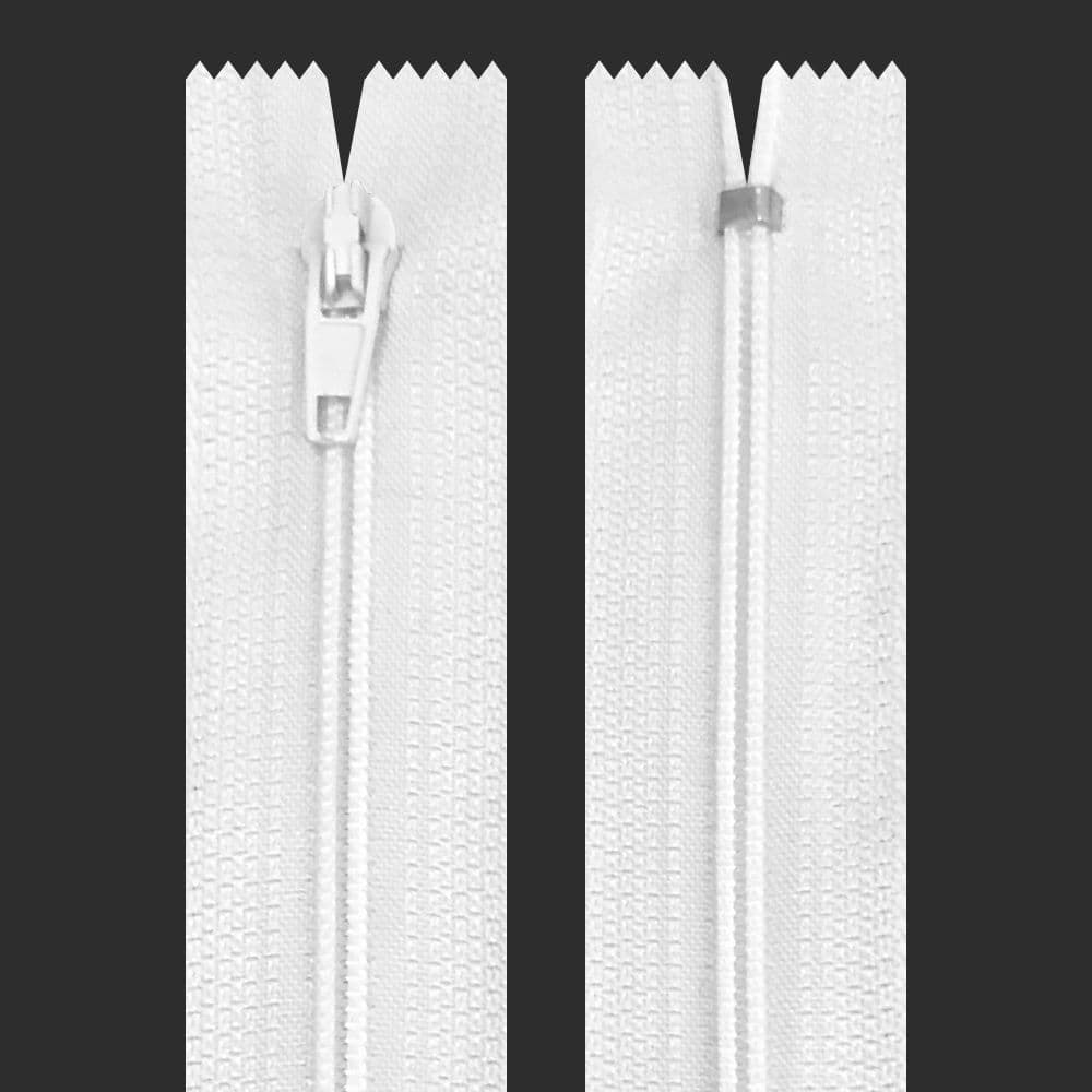S3 Nylon Zip 101 White