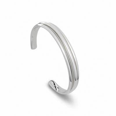 925 Sterling Silver Solid Triple Strand Hand Crafted Exclusive Bangle