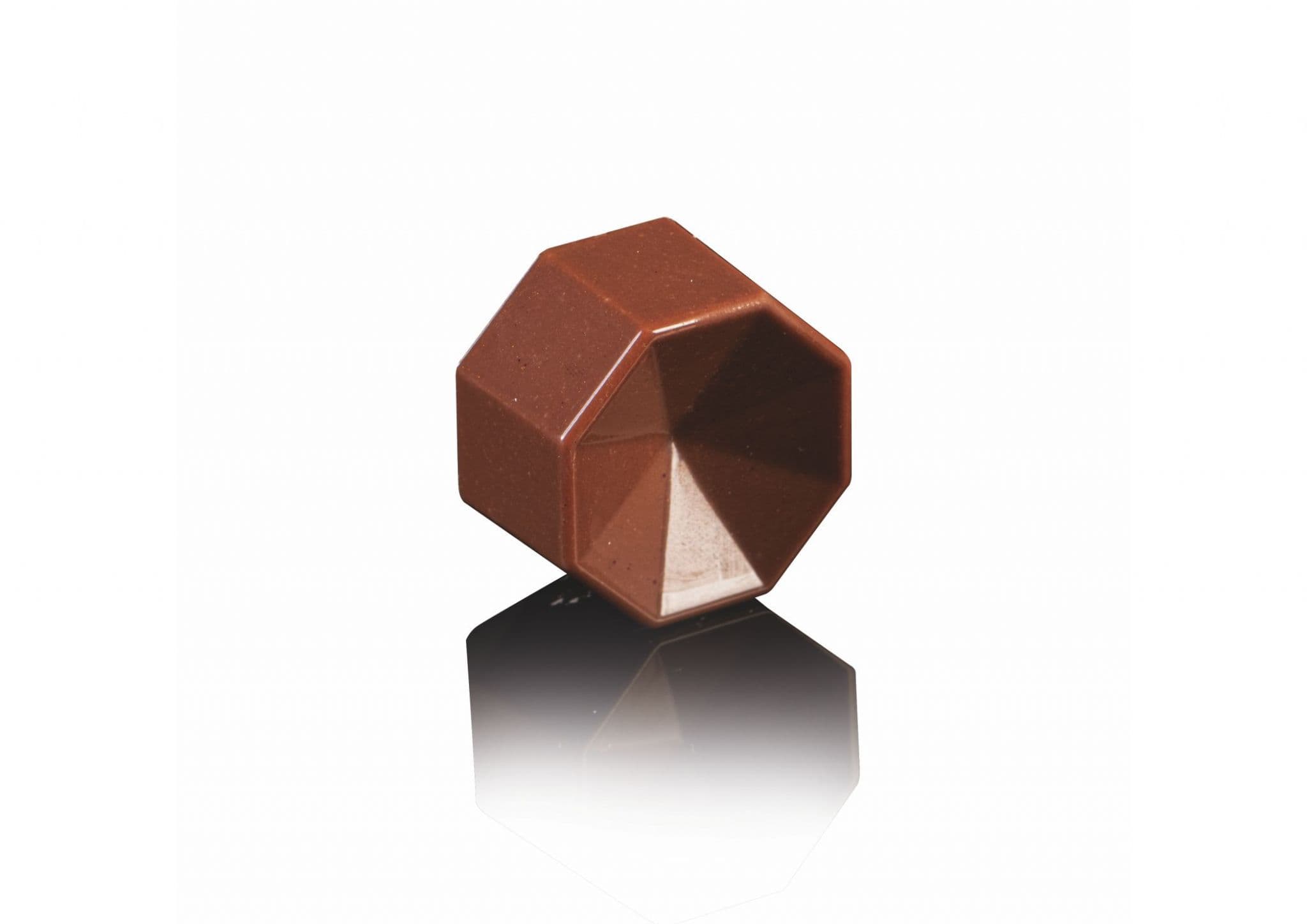 MA1010 Octagon Prisma Martellato Chocolate Polycarbonate Mould