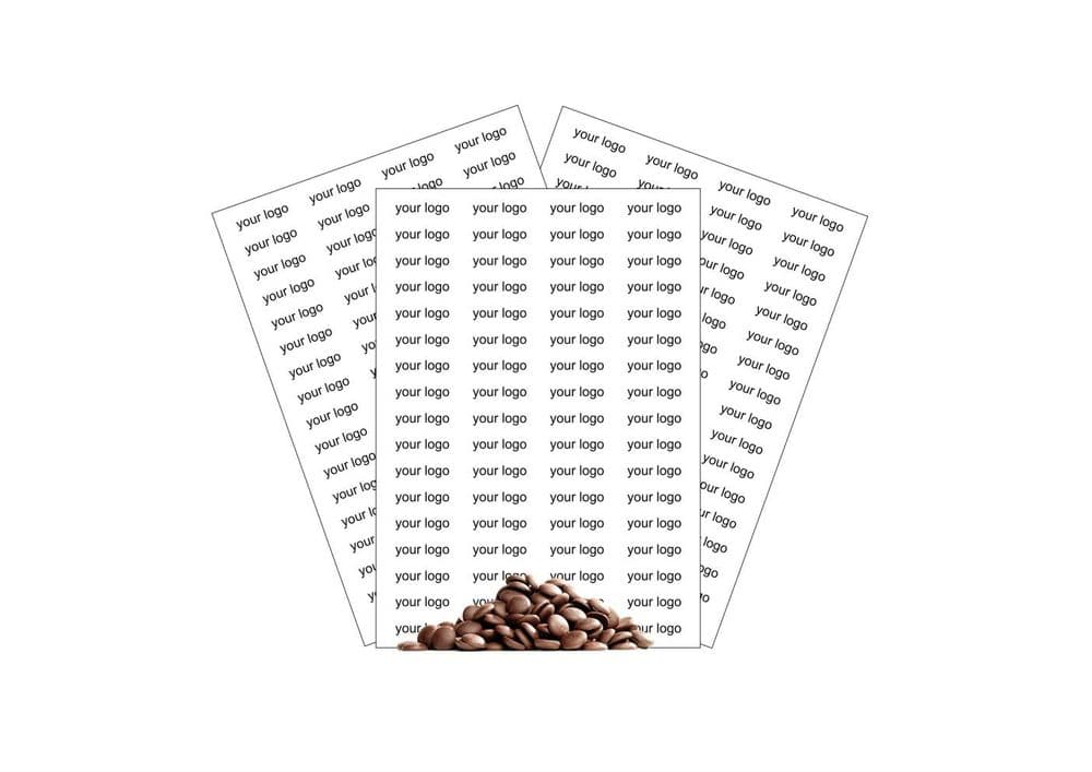 Personalised Chocolate Transfer Sheet Print A4