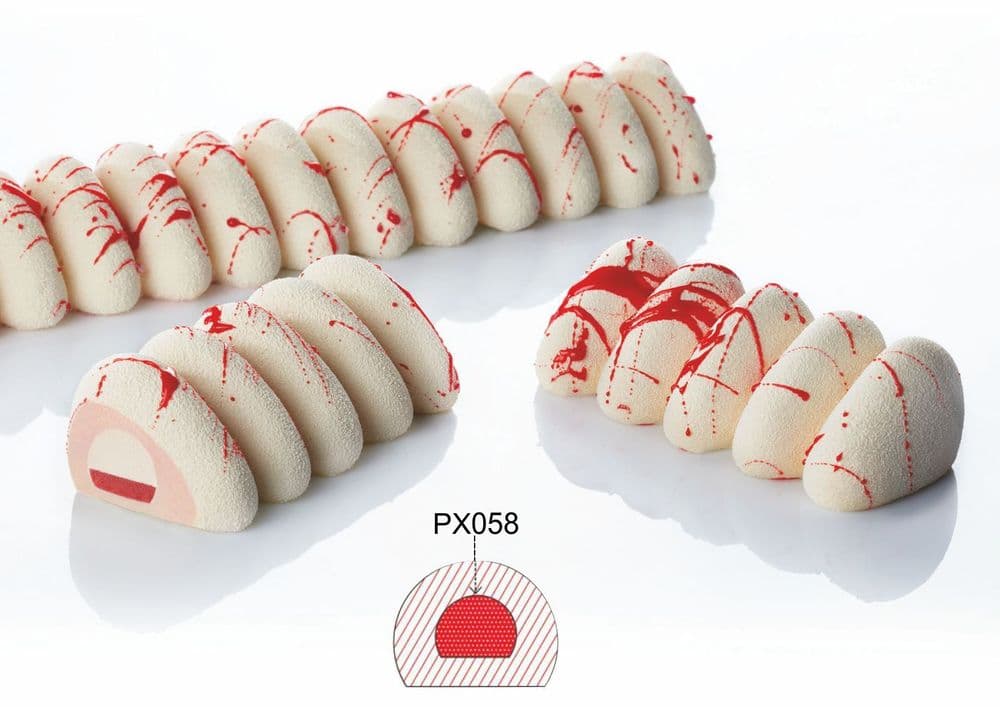 PX058 - Mini Yule log Insert Pavoni Italia Pavoflex Silicone Mould