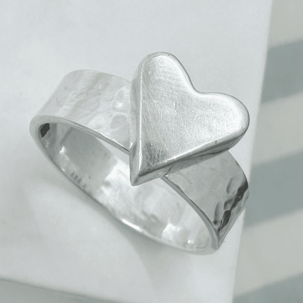 Ashes Heart Capsule Ring