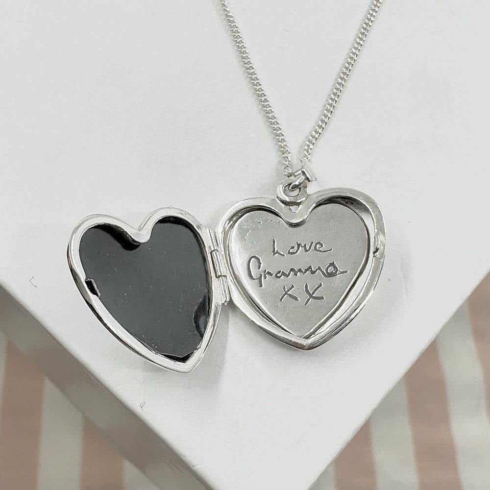 Heart Handwriting Locket