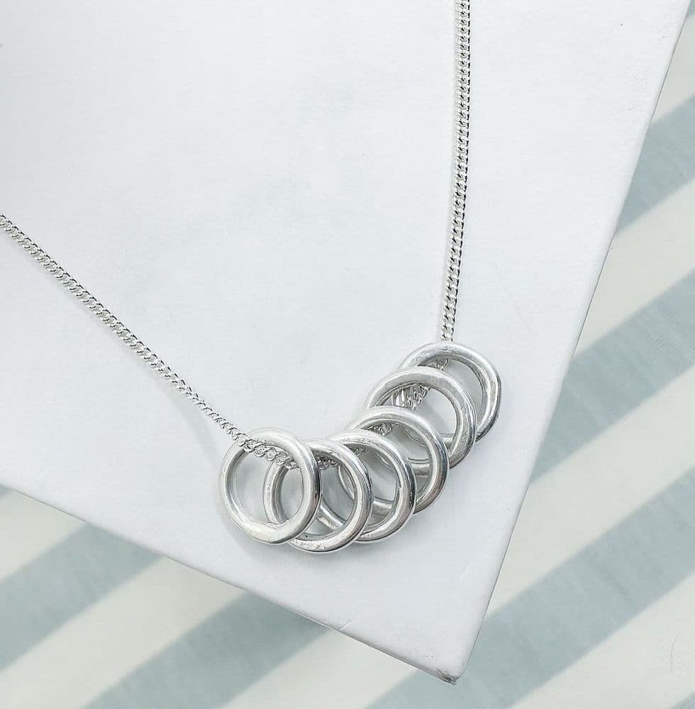 Silver Ring Necklace
