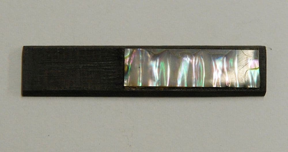 Violin Bow Frog Slide Abalone