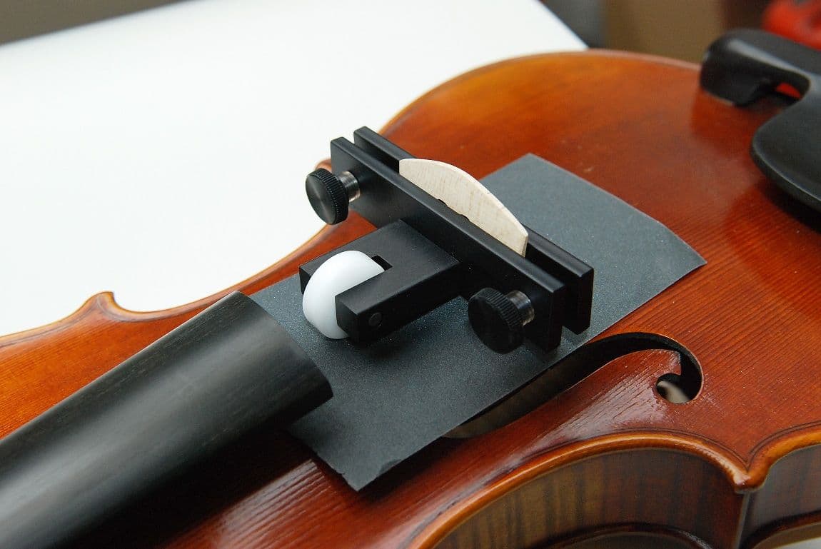 Violin/Viola Bridge Foot Fitting Jig