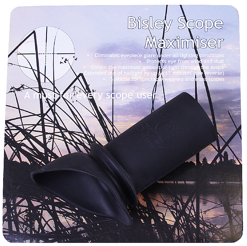 Bisley Scope Maximizer Rifle Eye Piece Extension Telescopic Gun Sight