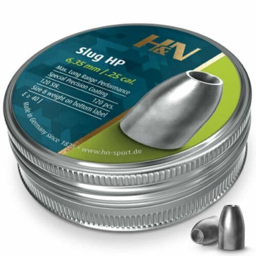 H&N Slug HP 25 / 249 / 250 Hollow Point Slugs Air Pellets