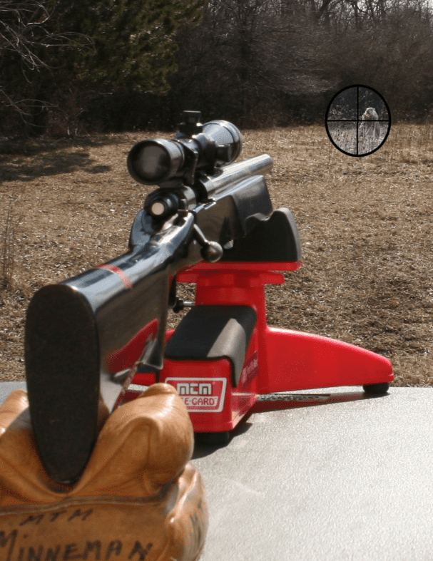 MTM Front Rifle Rest Shooting Hunting Bench Air Gun Sighting In Scope ...