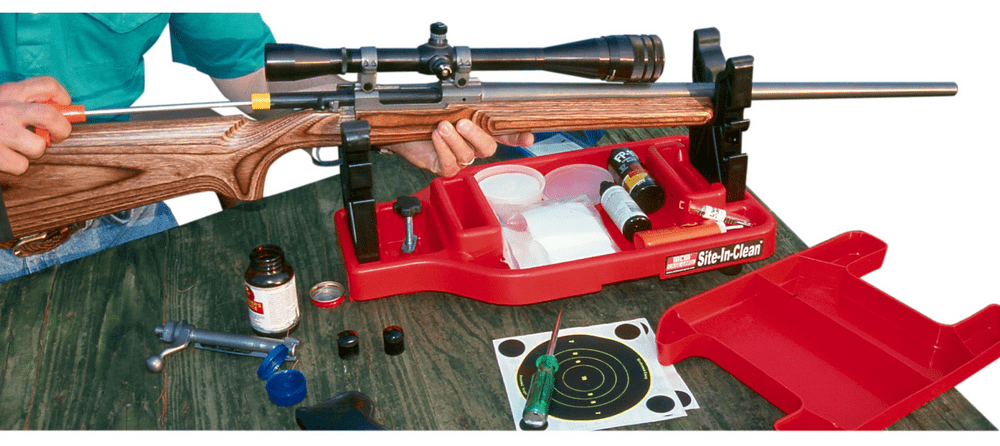 MTM Site-In-Clean Bench Gun Rest Airgun Rifle Cleaning Case Guard SNCR