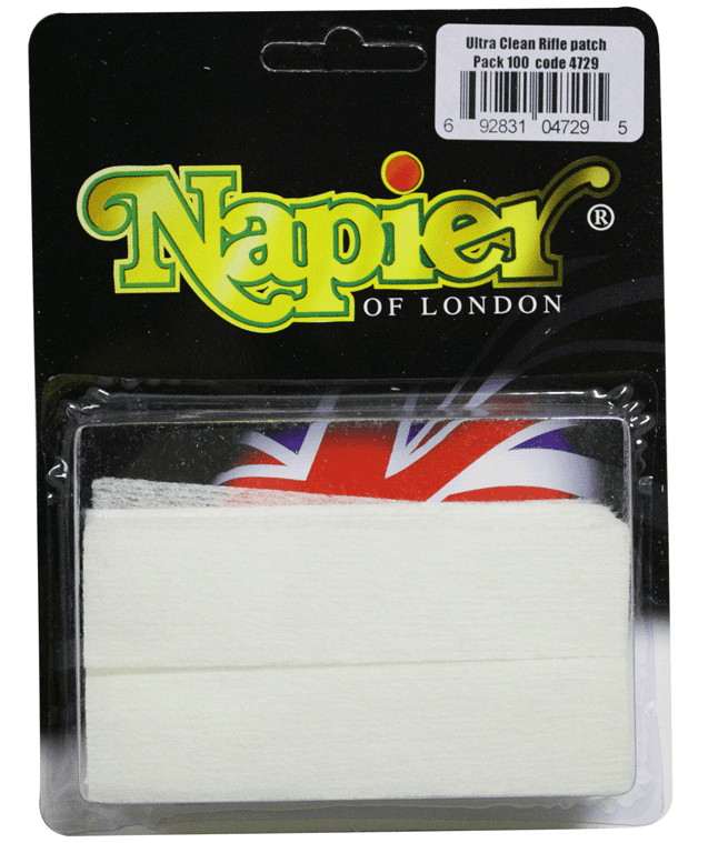 Napier Ultra Clean Patches Airgun Rifle Power Bore Cleaning Cloth ...