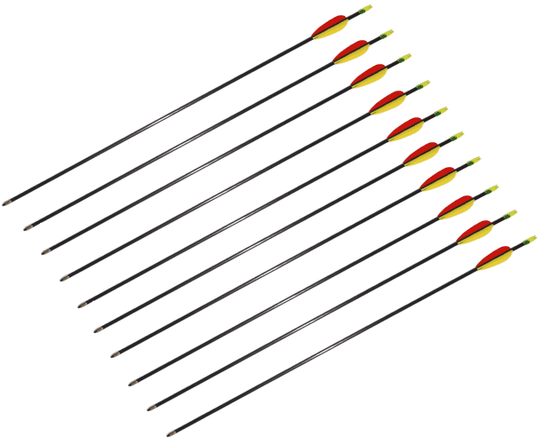 Petron 28" / 30" inch Fibreglass Archery Target Round End Arrows