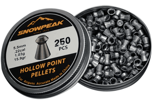 Snowpeak Hollow Point 22 / 5 5mm Lead HP Hollow Point Air Pellets