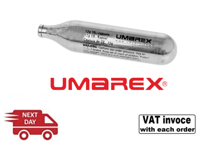 Umarex 12g CO2 Gas Capsule Cartridge 12 Gram CO2 - Choose Quantity