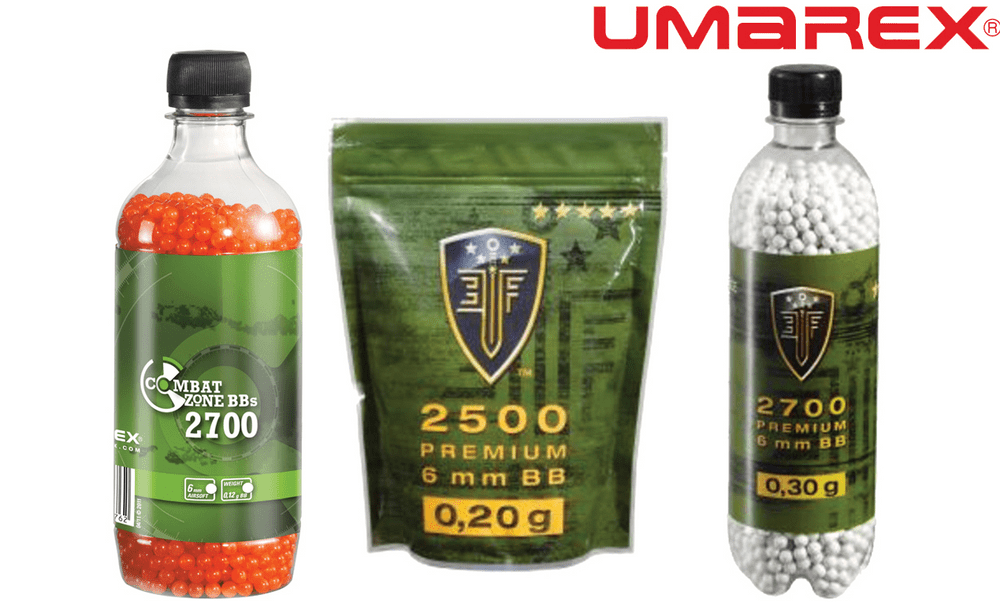 Umarex 6mm / 1/4" Elite Force Premium Airsoft BB s - 0 12G 0 20G 0 25G 0 30G