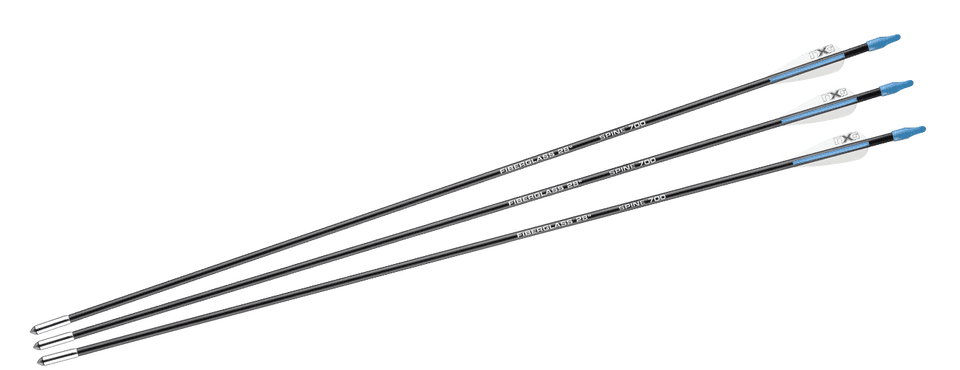 Umarex NXG 28" / 30" inch Fibreglass Strong Archery Arrows - Pack of 3